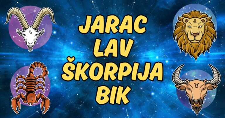 Jarac, Lav, Škorpija i Bik: Ako si rođen u ovim znakovima, pročitaj ... Jarac, Lav, Škorpija i Bik: Ako si rođen u ovim znakovima, pročitaj ...
